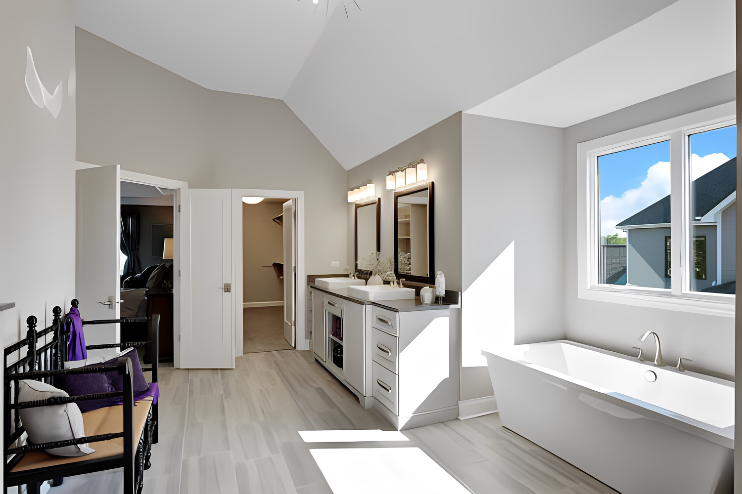 Designing a Spa-Like Bathroom with Elegant Lighted Mirrors – LED Mirror ...