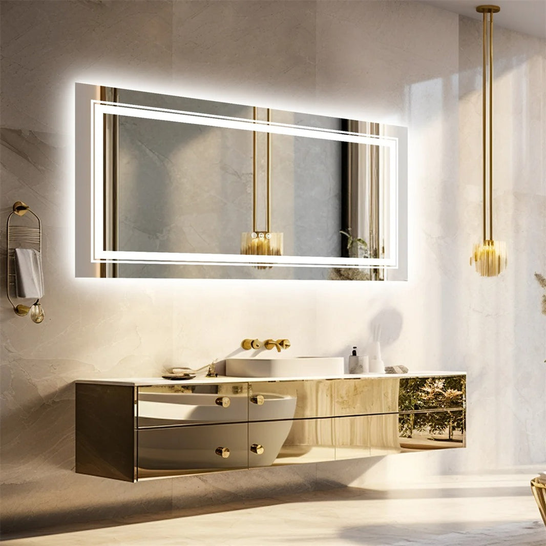 Large LED Bathroom Mirror – Brighten Your Space in Style – LED Mirror World