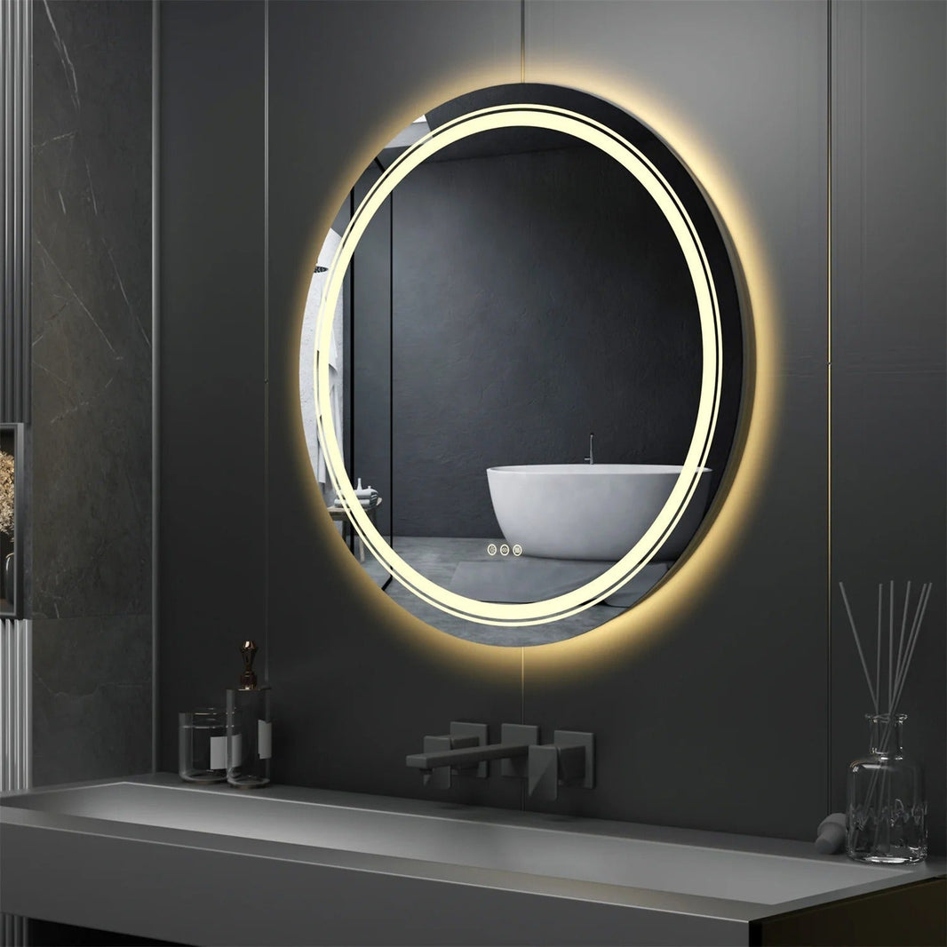 Round LED Mirror – Light Up Your Bathroom Vanity Today! – LED Mirror World